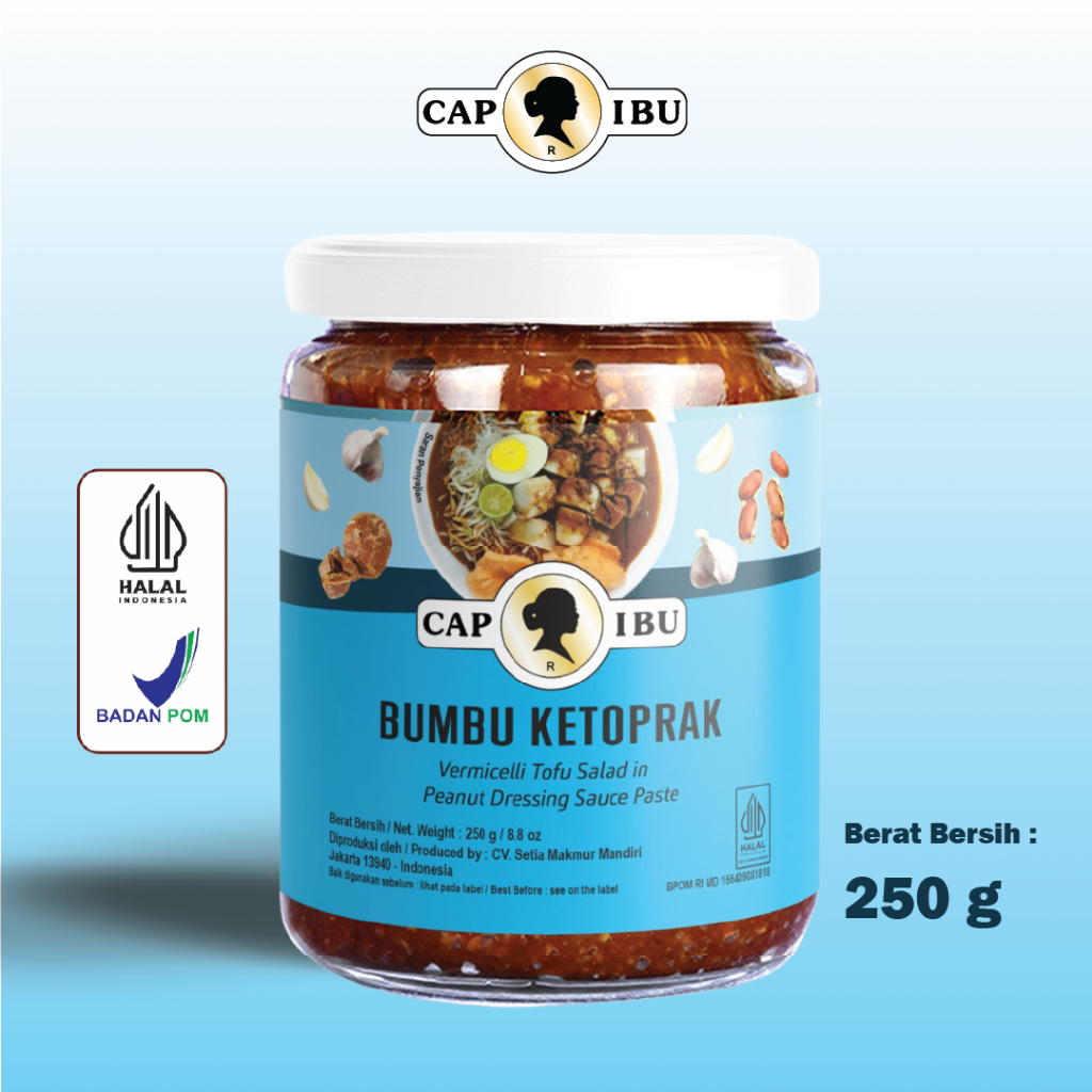 Jual CAP IBU Bumbu Ketoprak Kemasan Jar Beling | Shopee Indonesia