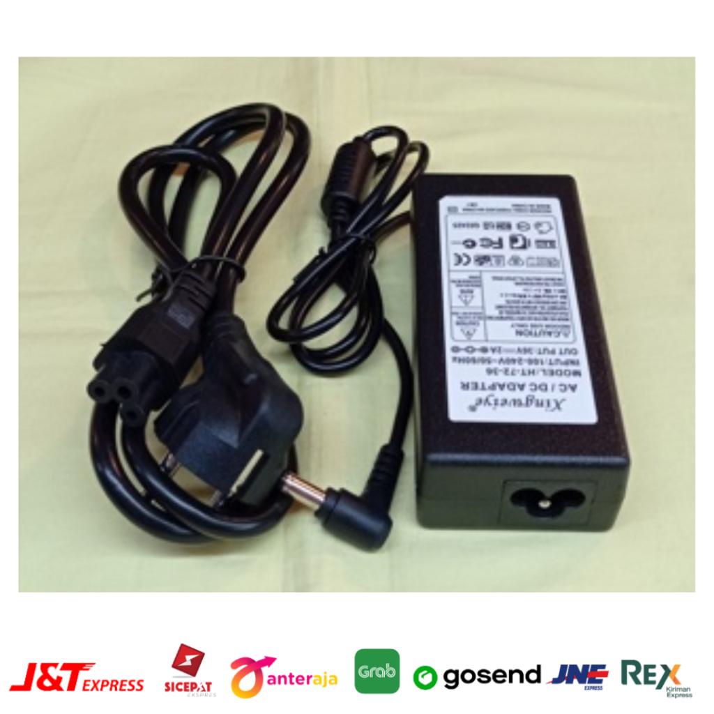 Jual Switching Adaptor 36V 2A + Kabel Adapter Power Supply PSU DC 36 V ...