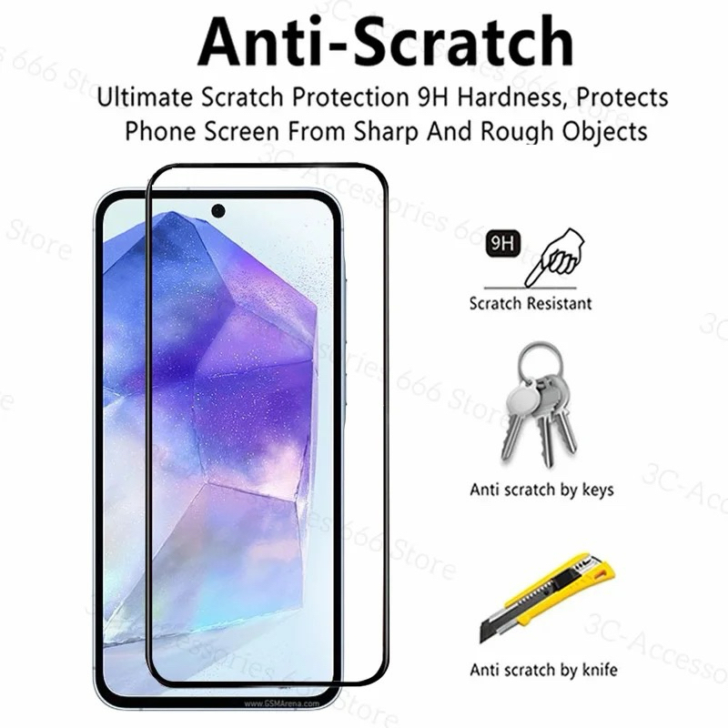 Jual Tempered Glass Full Cover Samsung Galaxy A56 /A55 /A35 2024/A16 4G 5G /A26 / A36/A34/A24 ...