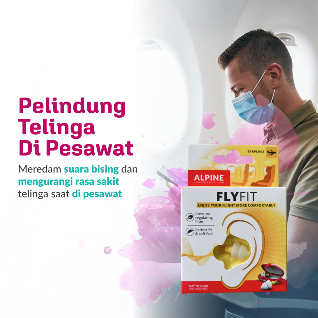 Jual ALPINE FlyFit Earplug Pelindung Telinga Di Pesawat | Shopee Indonesia