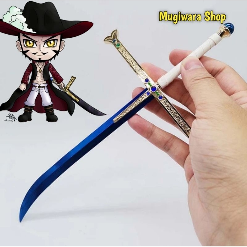 Jual Miniatur Pedang Yoru Mihawk Dracule Mainan Aksesoris Anime One ...