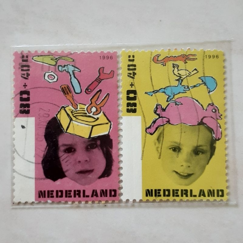 Jual Perangko Belanda Children Stamps 1996 Tahun 1996 set 2pcs | Shopee ...