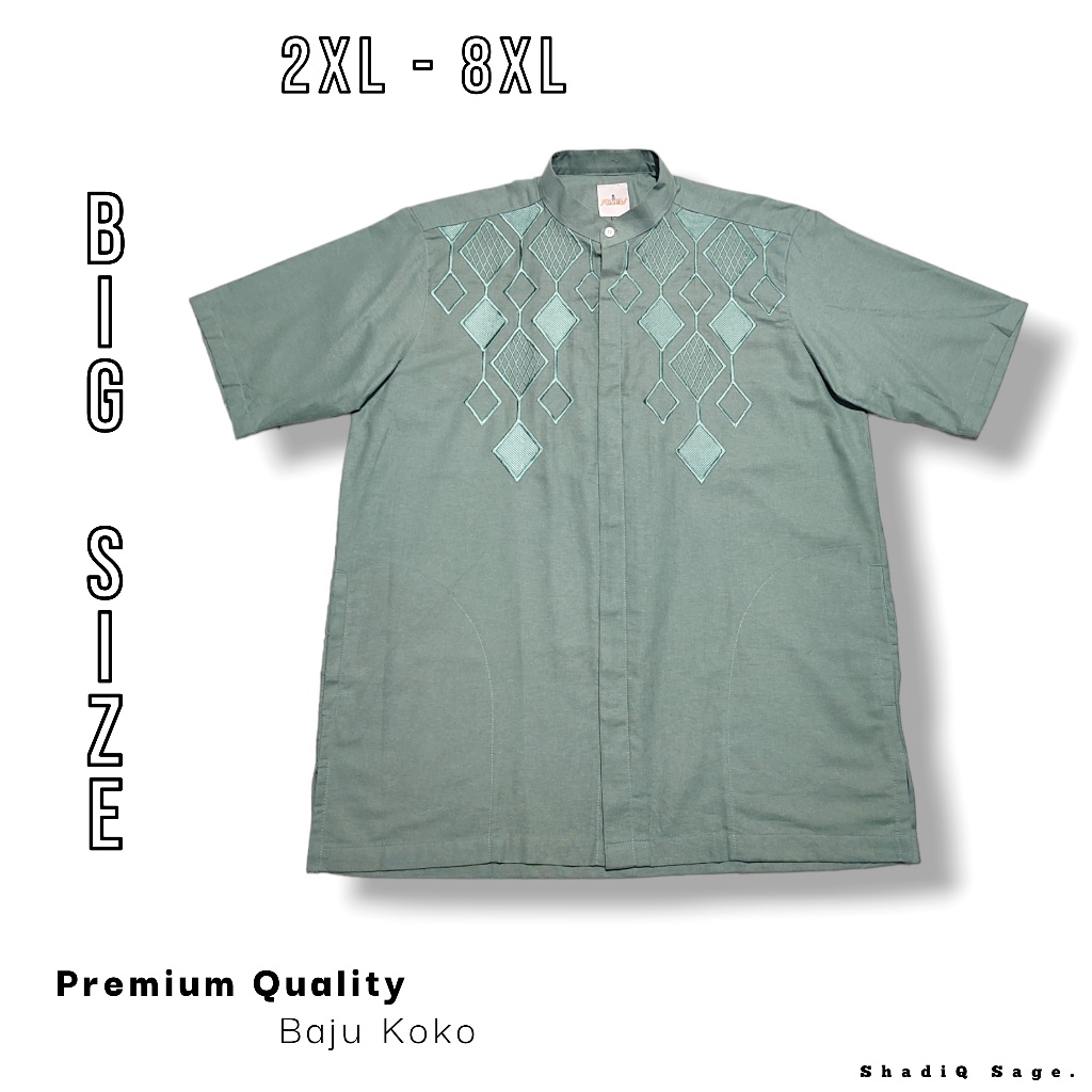 Jual BIG SIZE Koko JUMBO 8XL 7XL XXL XXXL XXXXL XXXXXL Baju Koko Big Size Koko Super JUMBO 2XL ...