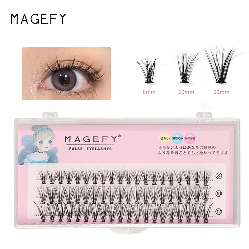 Jual MAGEFY Volume Bulu Mata Palsu Eyelash Extension Tanam Bulumata Individual Knot Single ...