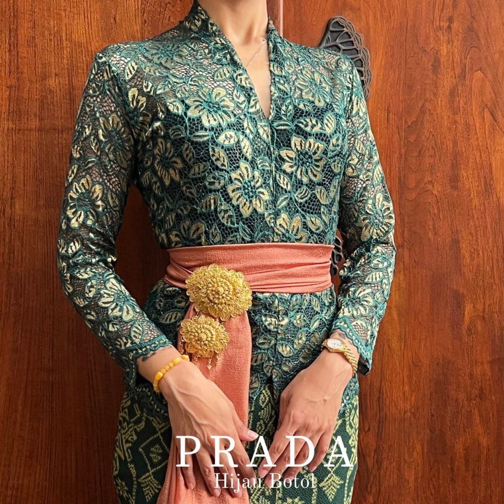 Jual Setelan Kebaya Kartini Lengan Panjang dan Rok Knit Full Stretch ...