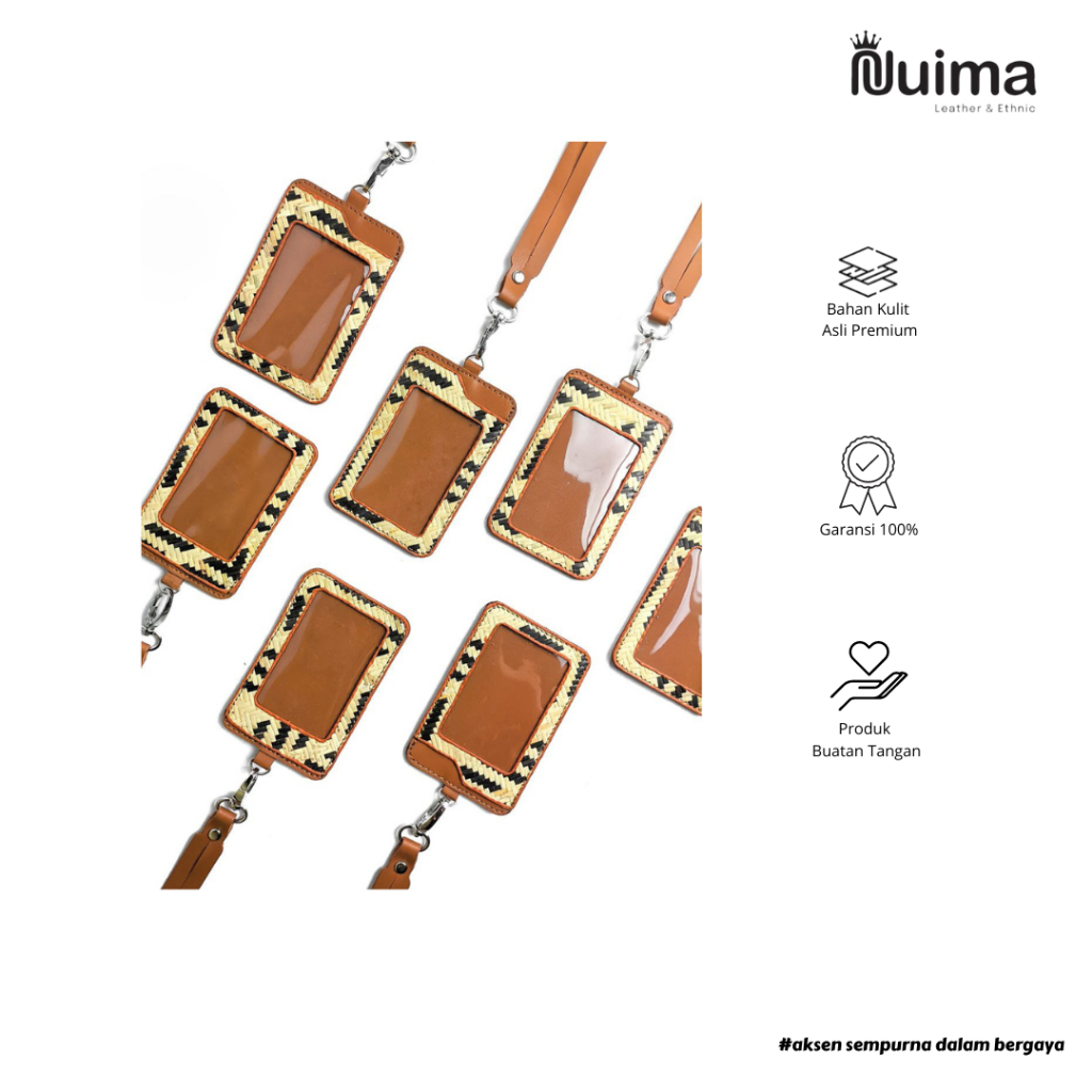 Jual Nuima - Erina Lanyard Name Tag Gantungan Id Card Kartu Nama Wanita ...