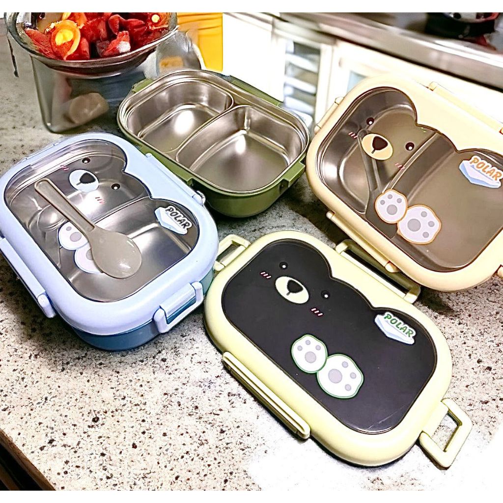 Jual Kotak Makan Anak Sekat Stainless Steel | Lunch Box Stainless | Shopee Indonesia