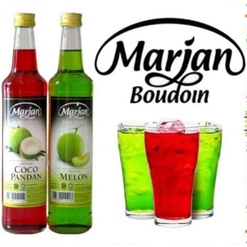 Jual Sirup Marjan Boudoin Syrup 460ml 460 ml | Shopee Indonesia