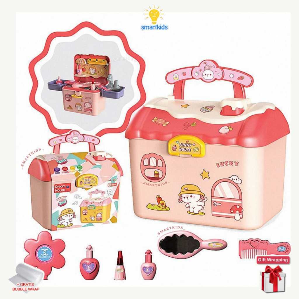 Jual Mainan DIY Dream House Make Up Fitur Wastafel Keran Air Tap Water ...