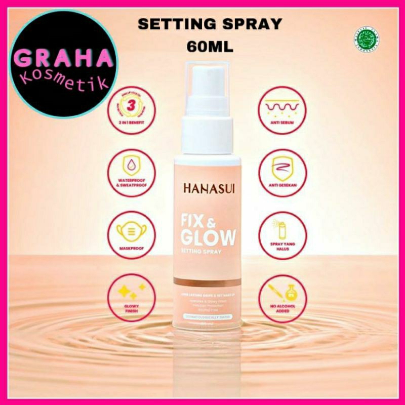 Jual HANASUI SETTING SPRAY 60ML | Shopee Indonesia