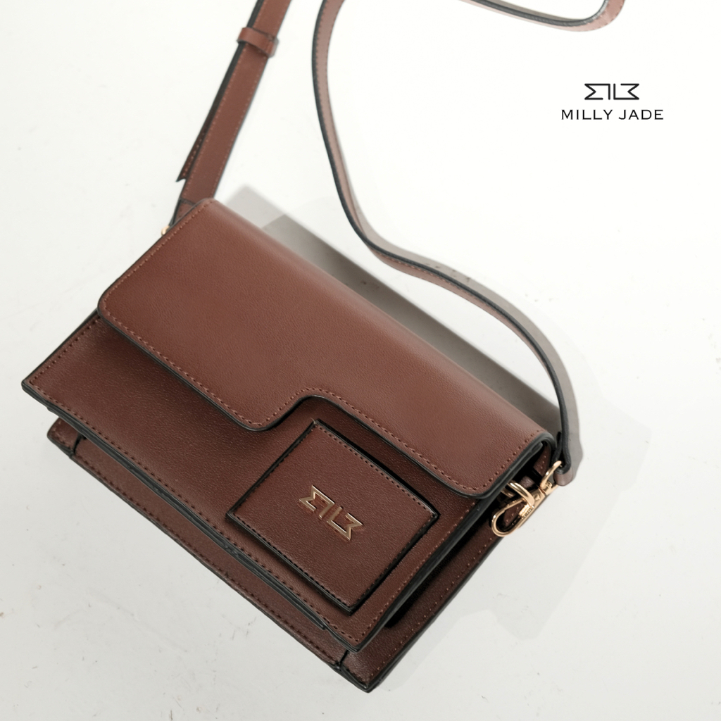 Jual Wennie in Brown - MILLY JADE Slingbag | Shopee Indonesia