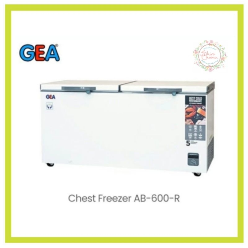 Jual Gea Chest Freezer AB-600-R 500 Liter 500L AB600R AB-600R AB-600 R ...