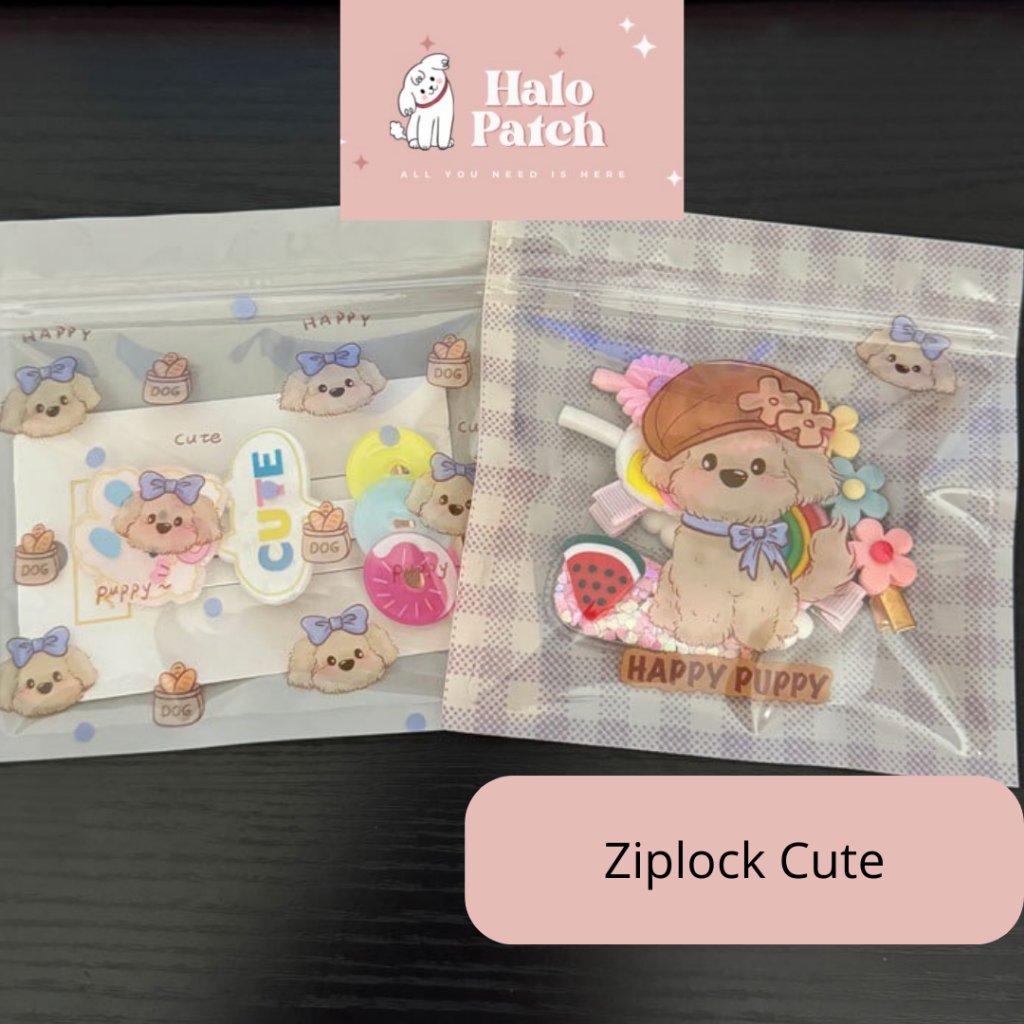 Jual HALO PATCH - PLASTIK ZIPLOCK CUTE | FANCY PLASTIK KLIP KOMBINASI ...