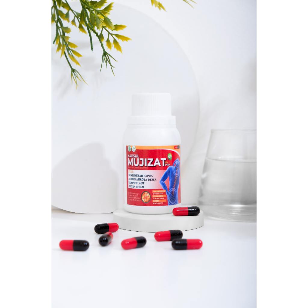 Jual Kapsul Mujizat 84 Kapsul Obat Asam Urat, Rematik, Nyeri Sendi ...