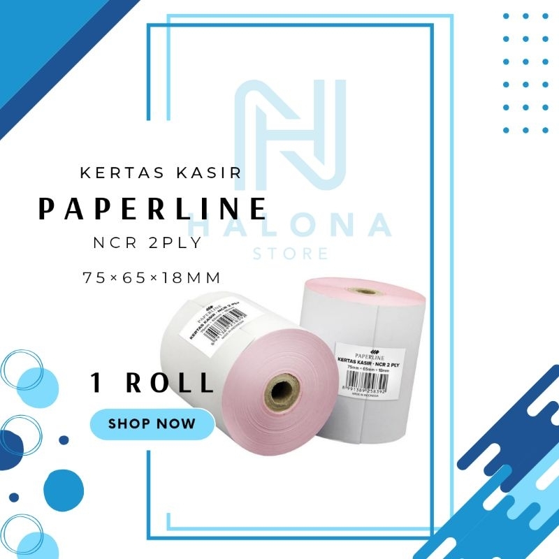 Jual Kertas Kasir/ Tellstruk / HVS Paper Roll Paperline 2 PLY | Shopee ...