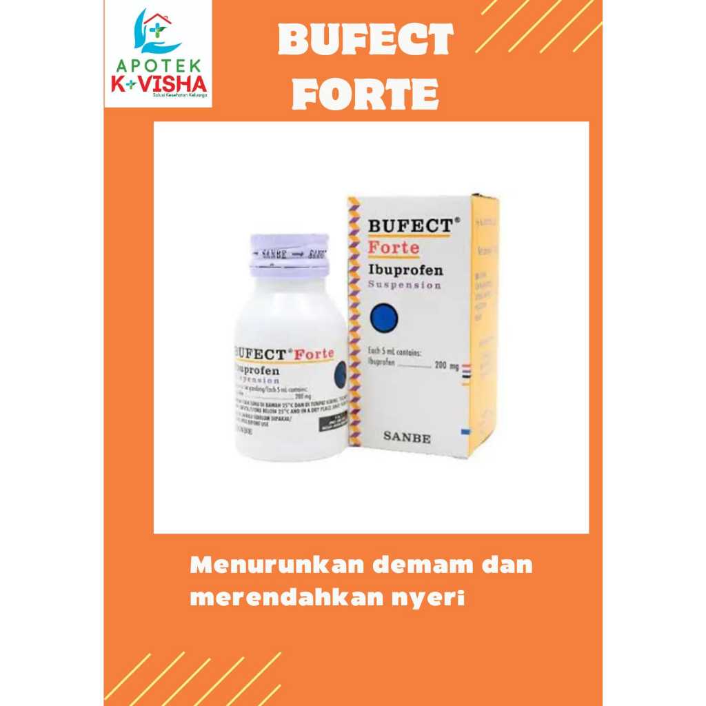 Jual Bufect Suspensi Forte 200mg/5ml 50 ml | Shopee Indonesia