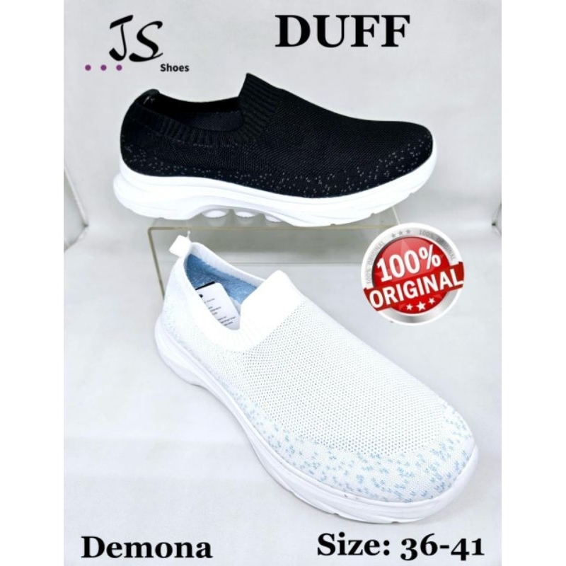 Jual DUFF DEMONA - SEPATU SNEAKERS SLOP RAJUT WANITA DEWASA MERK DUFF ...