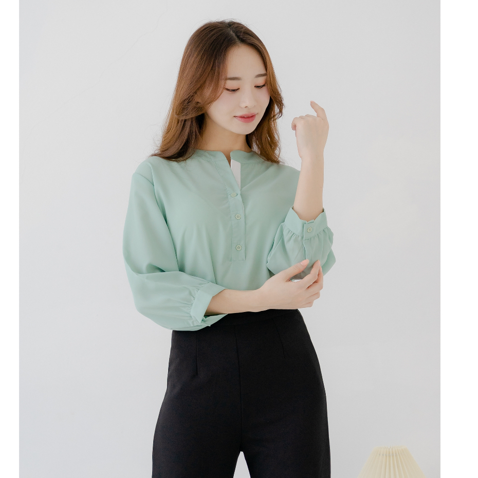 Jual Dofy - Mels Oversize Top Blouse Atasan Wanita Kemeja Oversized ...