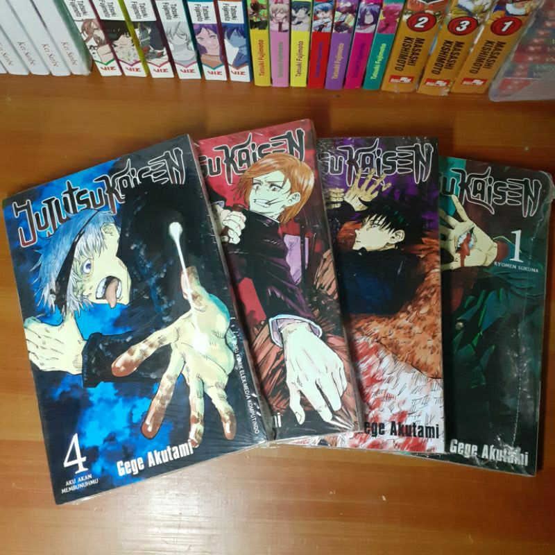 Jual Komik set Jujutsu Kaisen 1-4 original new sealed | Shopee Indonesia