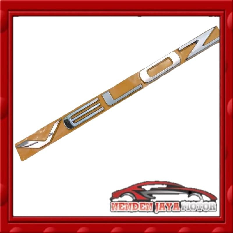 Jual emblem logo tulisan veloz cap mesin dan bagasi original asli ...
