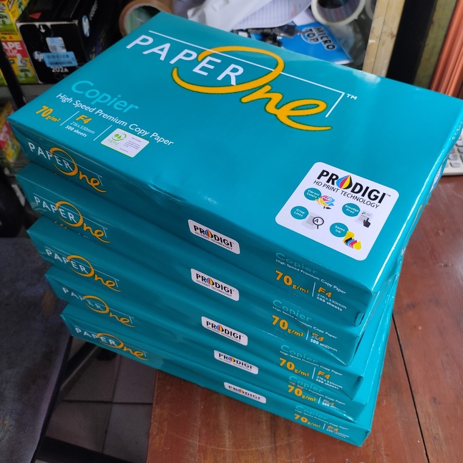 Jual PaperOne /bola dunia Kertas F4 70gr Copier 1 Rim (500 lembar ...
