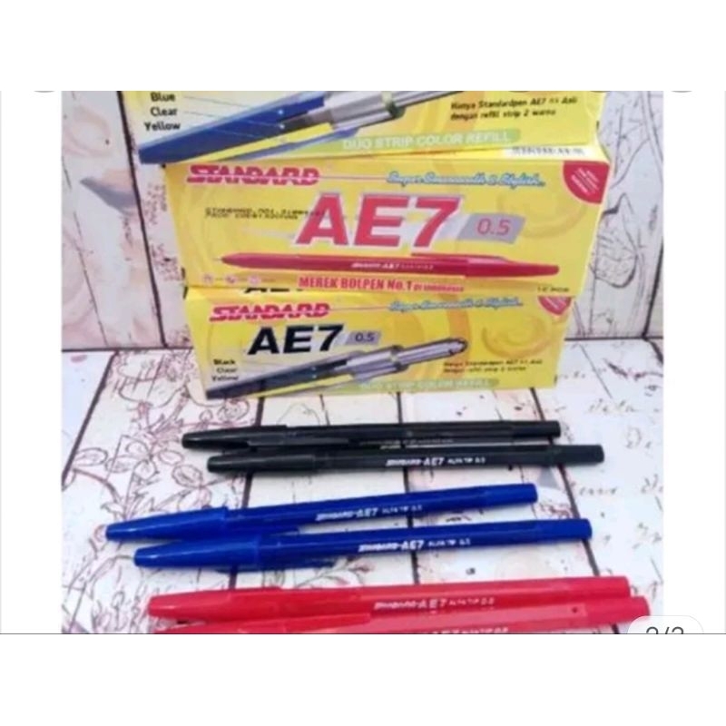 Jual Pulpen Standard AE7 (12pcs) | Shopee Indonesia