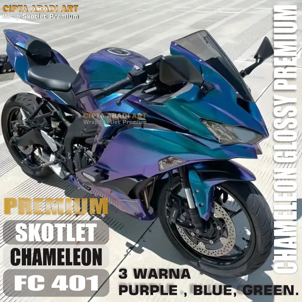 Jual Stiker Skotlet Motor Bunglon Scotlet Chameleon Glossy Matte ...