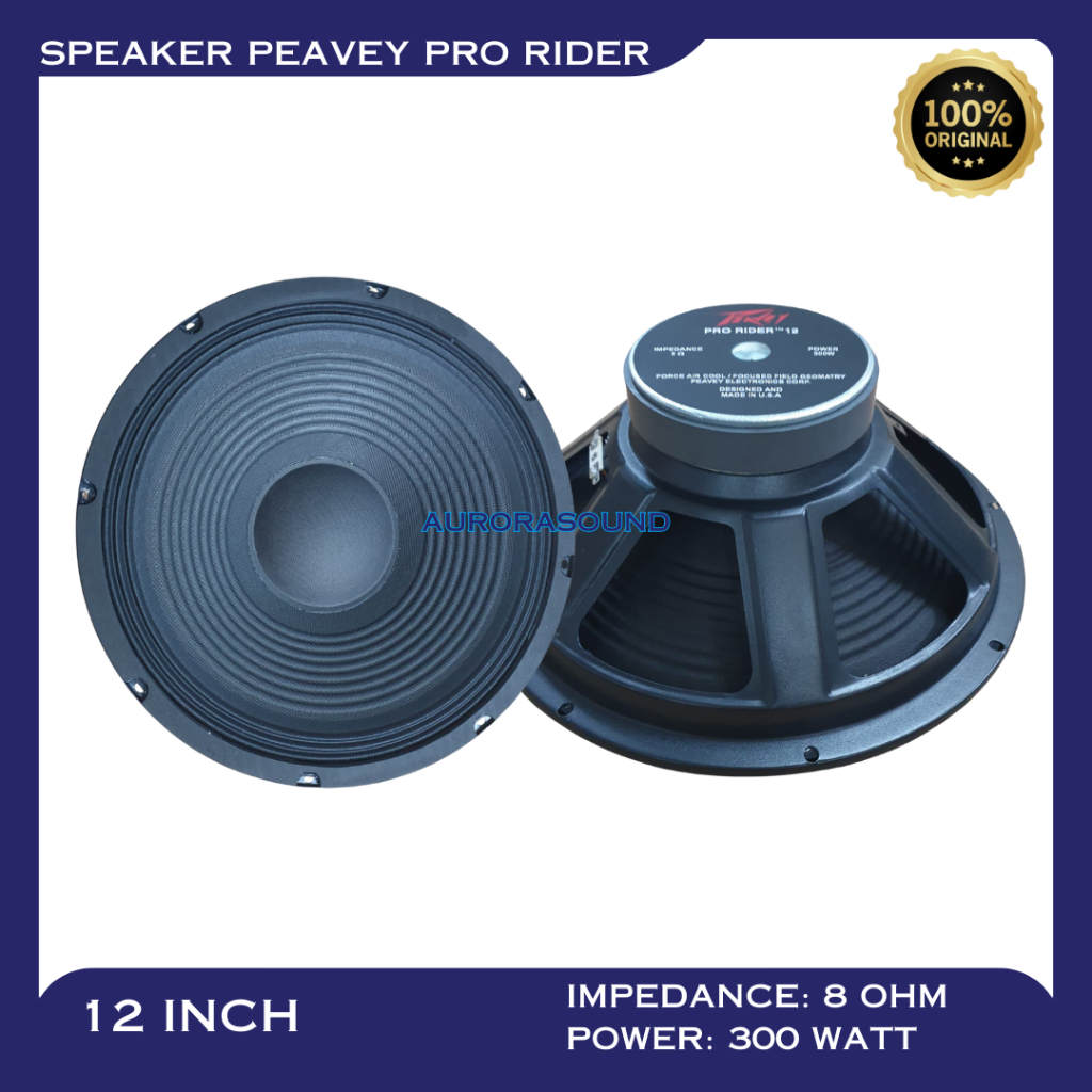 Jual SPEAKER KOMPONEN PEAVEY PRO RIDER 12 IN WOOFER PEAVEY PRO RIDER ...
