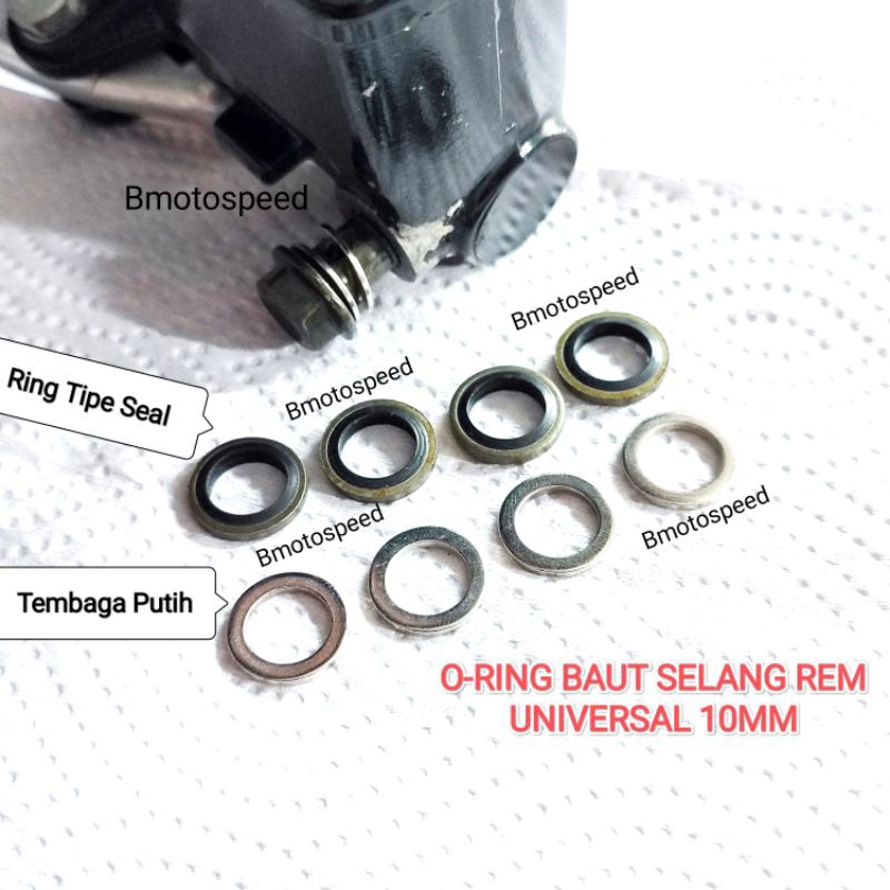 Jual [PROMO] O-RING SELANG REM O-RING SEAL DAN RING TEMBAGA PUTIH ...
