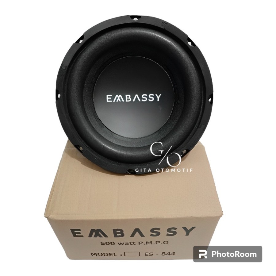 Jual SUBWOOFER 8 Inch 500 Watt EMBASSY ES-844 DOUBLE COIL MAGNET BESAR | Shopee Indonesia