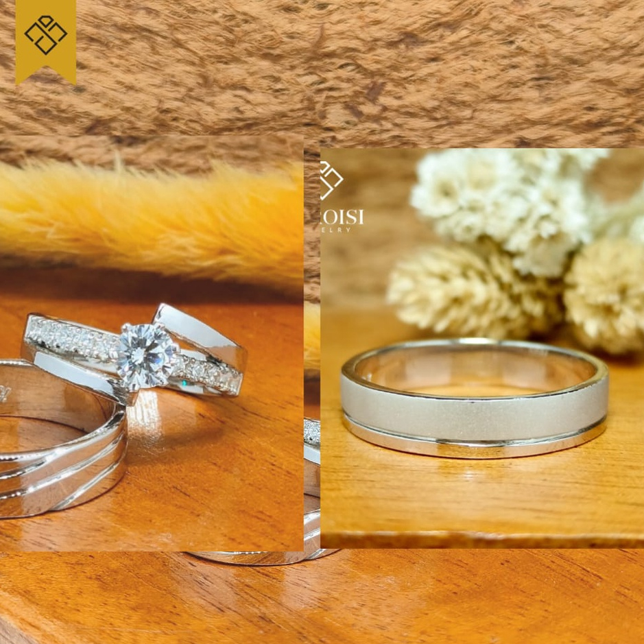 Jual Cincin Couple Perak Pincin Custom Perak Palembang | Shopee Indonesia