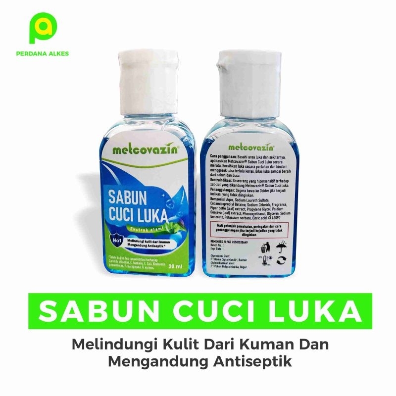 Jual Metcovazin Sabun Cuci Luka 30ml | Shopee Indonesia