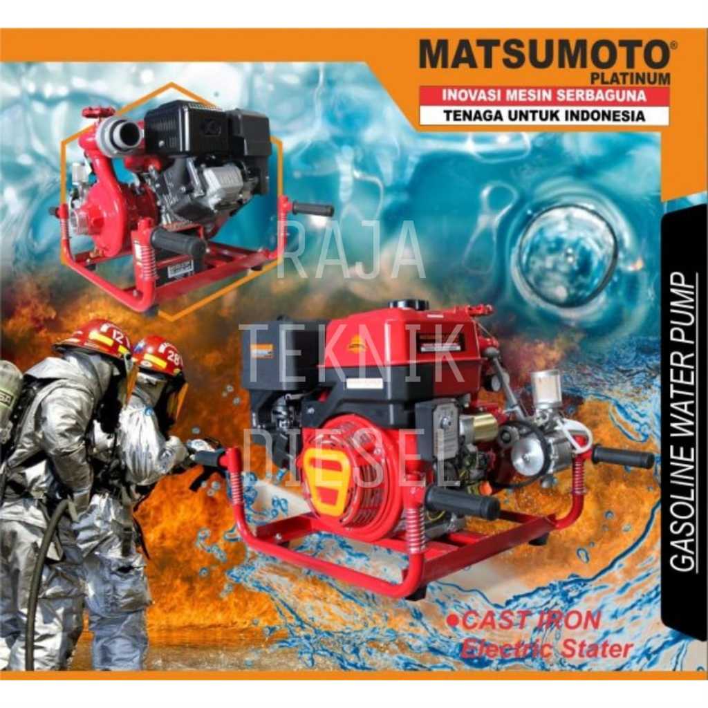 Jual Mesin Pompa Pemadam Kebakaran 3 Inch MATSUMOTO MGP 80 HCIE 25 HP ...