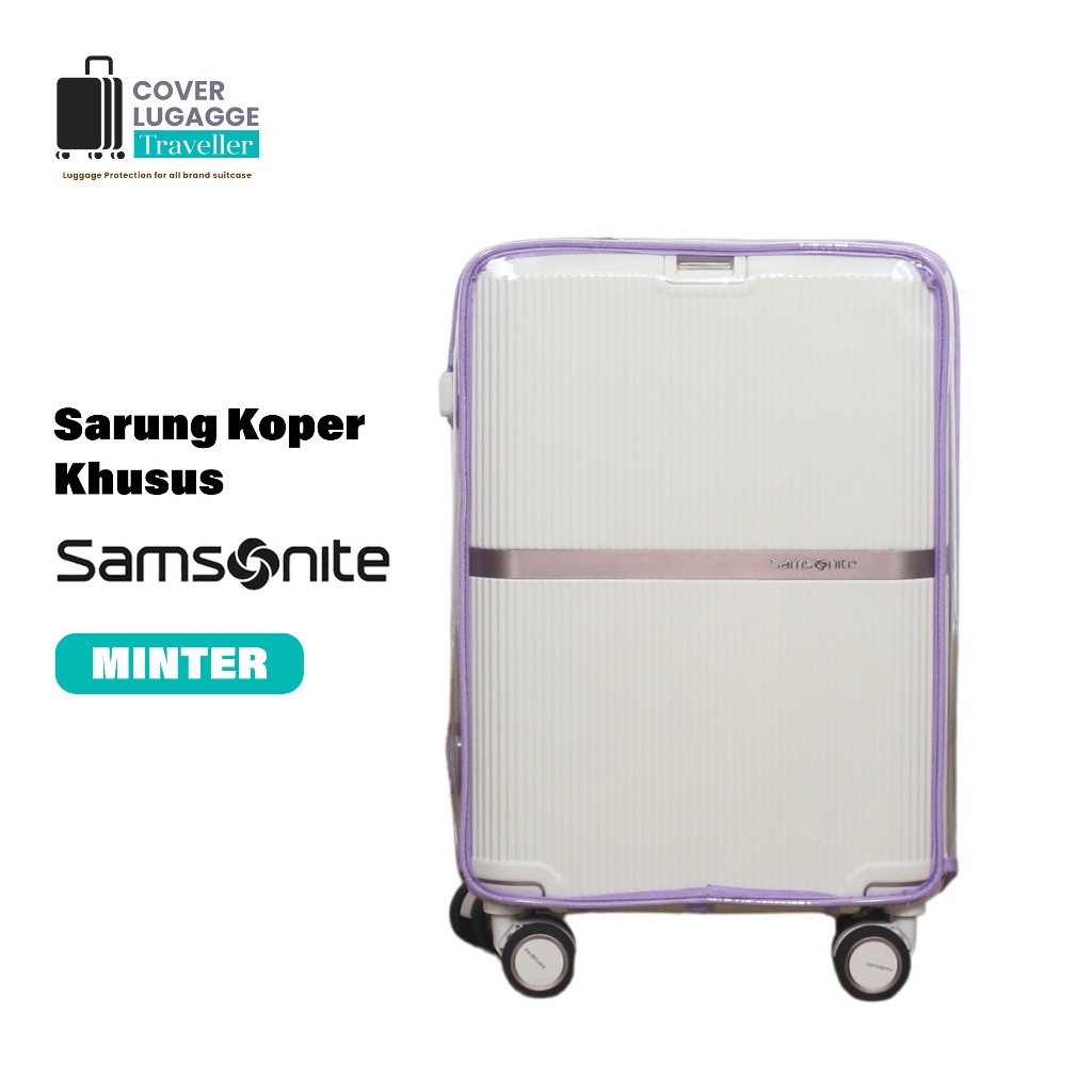 Jual Sarung cover pelindung koper ful mika untuk koper samsonite minter ...
