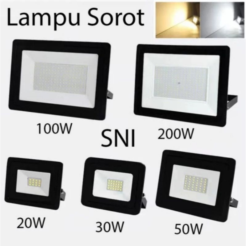 Jual Lampu Sorot LED SMD Lampu Tembak Flood Light 10W 20W 30W | Shopee Indonesia