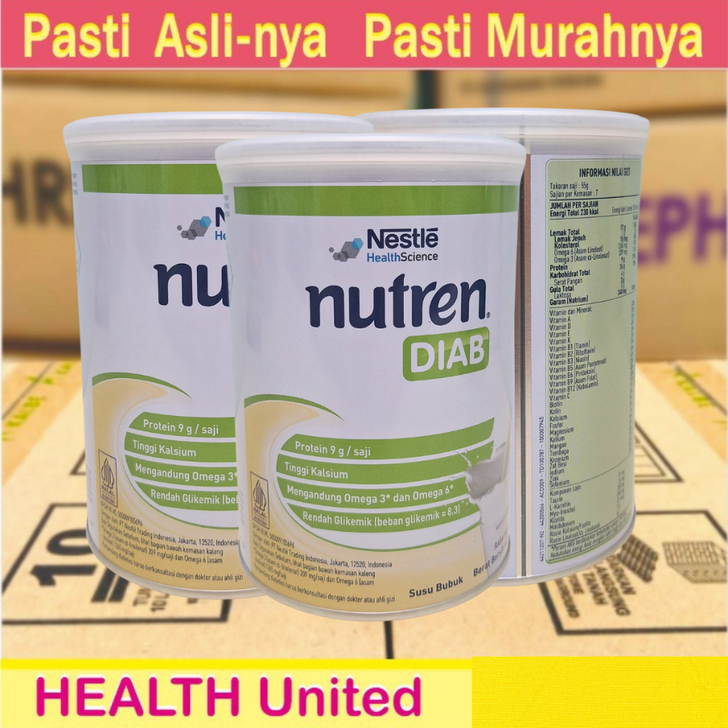 Jual Nutren Diab 400gr (Susu Untuk Tetap Aktif dan Bantu Jaga ...
