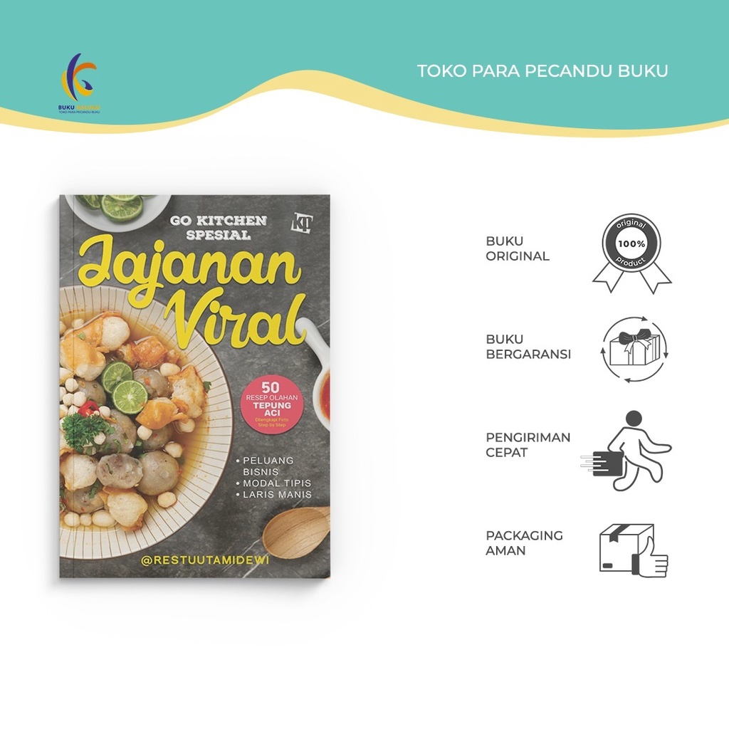 Jual Buku Resep - Go Kitchen Spesial Jajanan Viral - Restu Dwi Utami ...