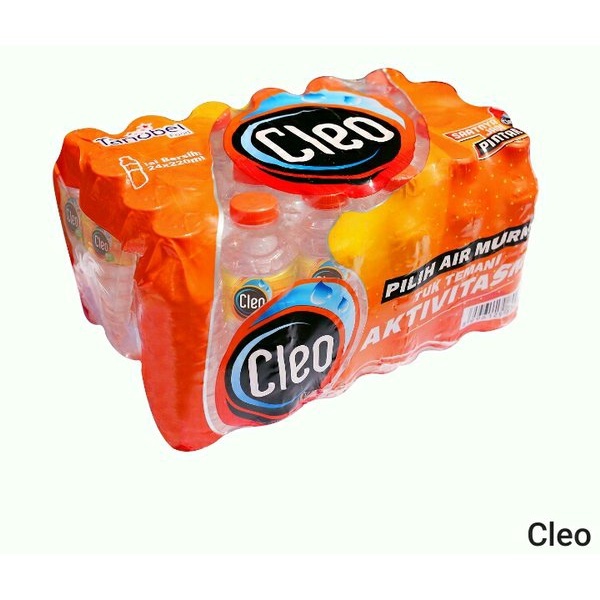 Jual Cleo 220ml botol isi 24 botol - Air Murni - Cleo Pure Water - Cleo Smart 220ml | Shopee ...