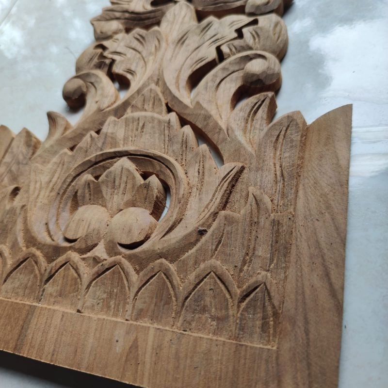 Jual Ornamen ukir soko guru joglo || Ukiran umpak soko joglo jati ...