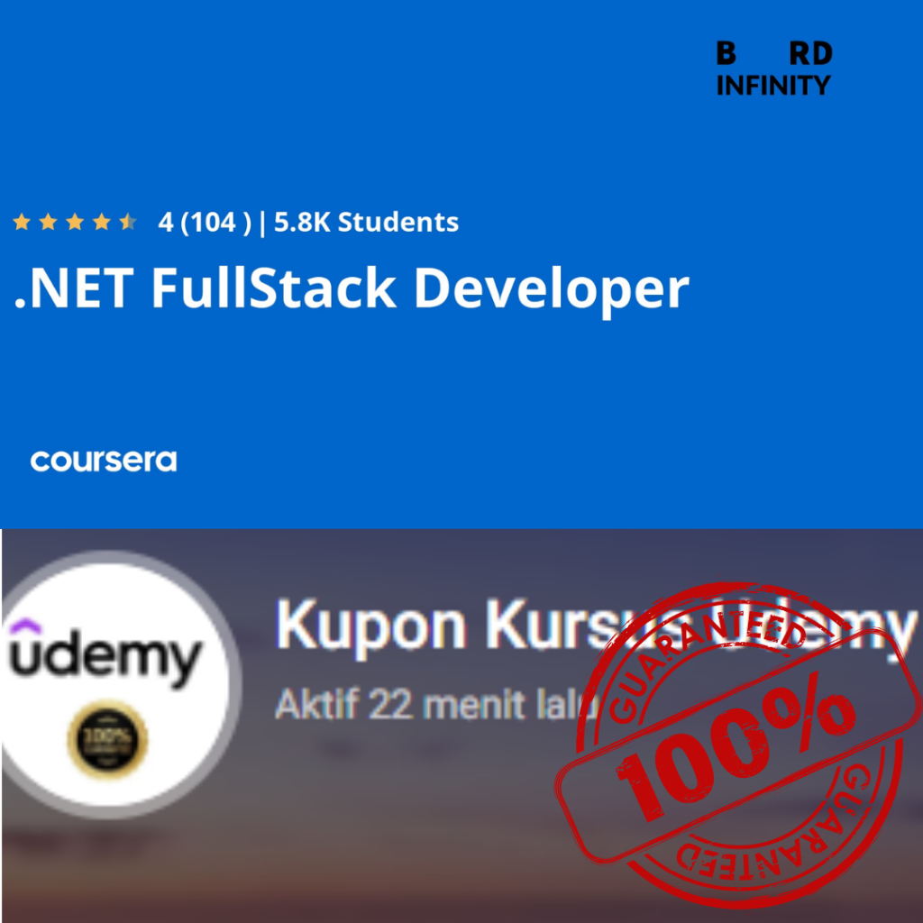 Jual NET FullStack Developer Specialization - Coursera course | Shopee Indonesia