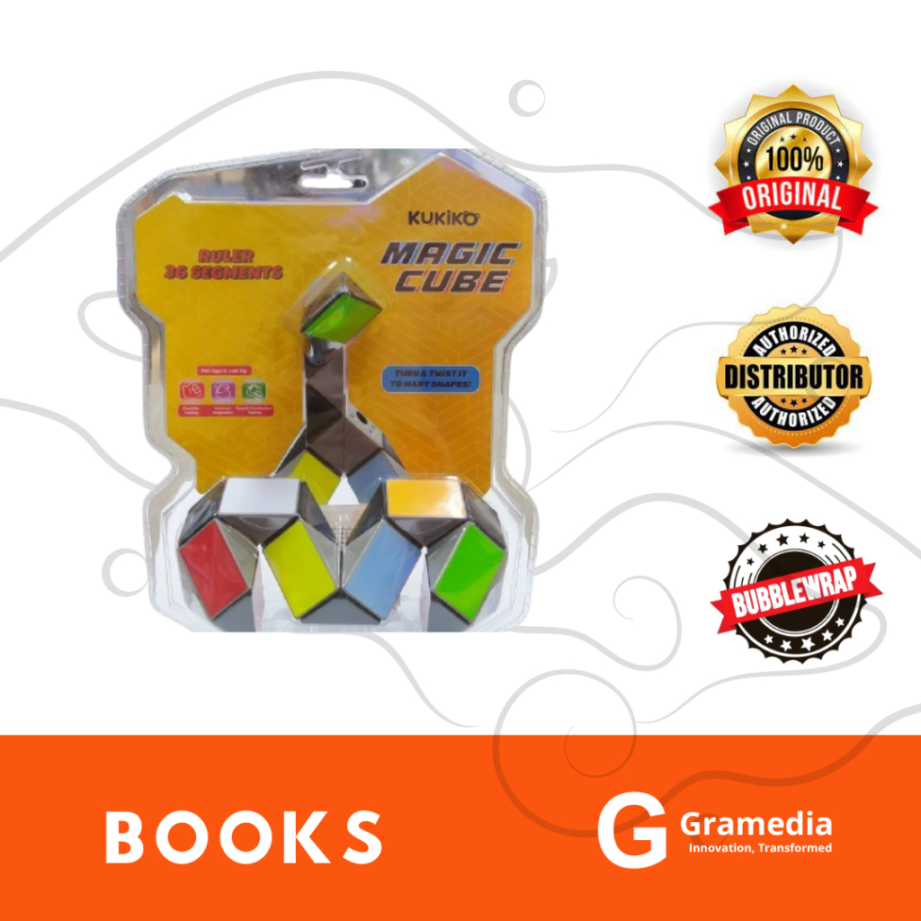 Jual Gramedia Sukabumi - KUKIKO MAGIC RULER 36 SEGMENT COLOURFULL ...