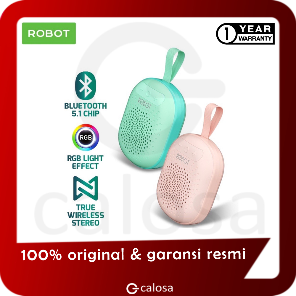 Jual SPEAKER BLUETOOTH ROBOT RB20 WIRELESS AUDIO ORIGINAL GARANSI RESMI ...