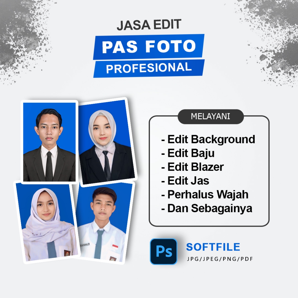 Jual Jasa Edit Foto / Pas Foto / Jas / Blazer / Edit Seragam ...