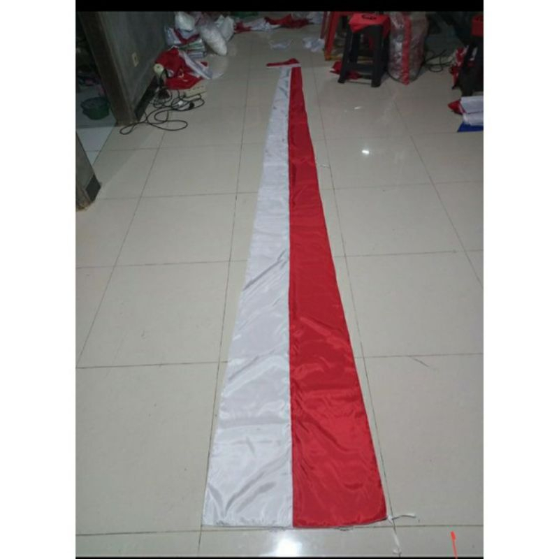 Jual Umbul-umbul Merah Putih 4Meter Layur Lurus Bendera Umbul-Umbul Panjang Murah | Shopee Indonesia