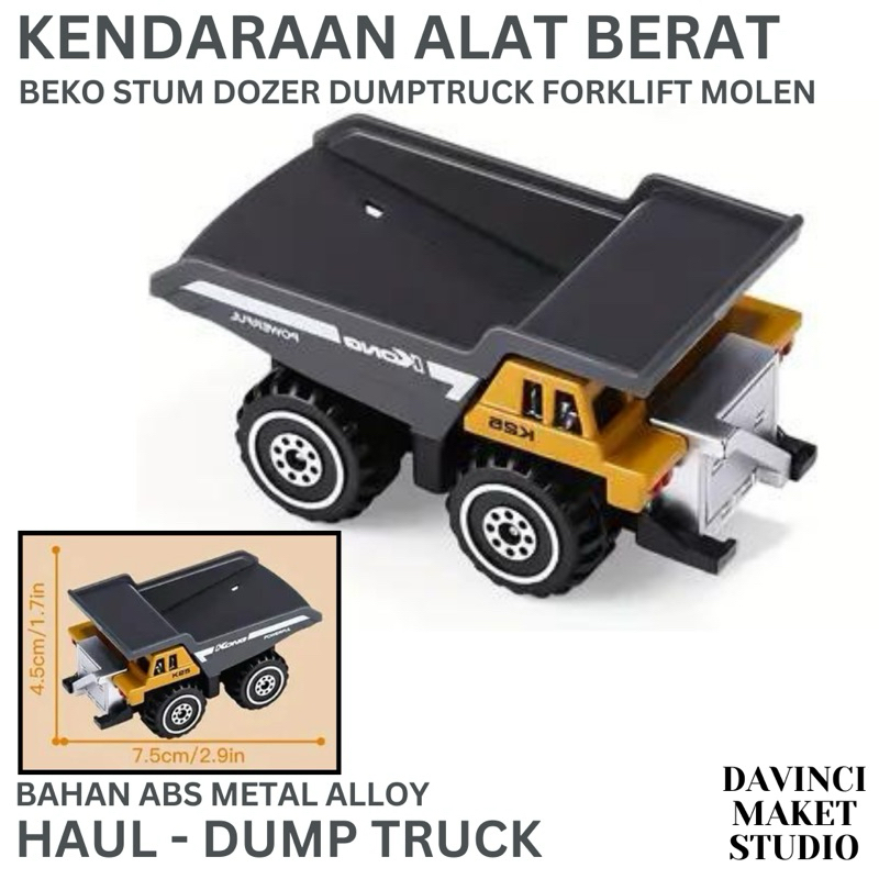 Jual Miniatur Kendaraan Konstruksi Alat Berat Logam Maket Diorama ...