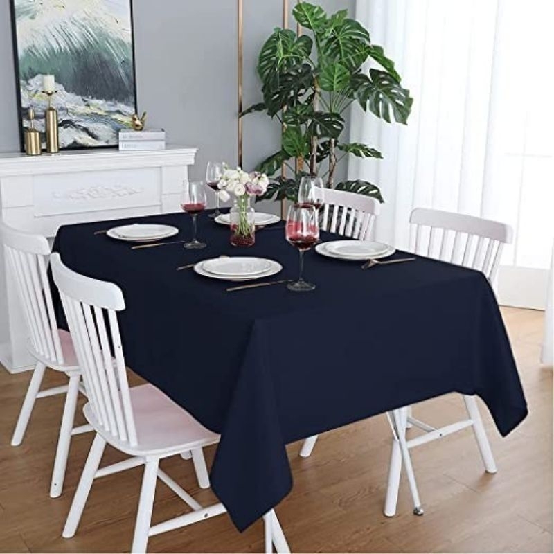 Jual Taplak meja kain polos hitam bahan katun | Shopee Indonesia
