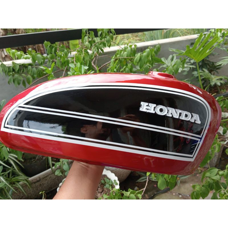 Jual TANGKI HONDA CB 100 CB 125 FULL AIRBRUSH BAHAN TEBAL TANGKI BENSIN ...