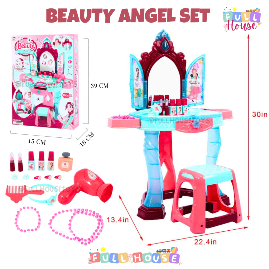 Jual MAINAN MEJA RIAS ANAK ANGEL DRESSER SET | Shopee Indonesia