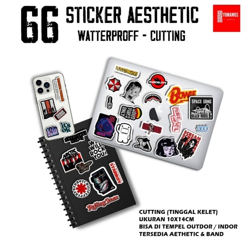 Jual 66 pcs STIKER LOGO hypebeast graffiti Sticker Vinyl Laptop ...
