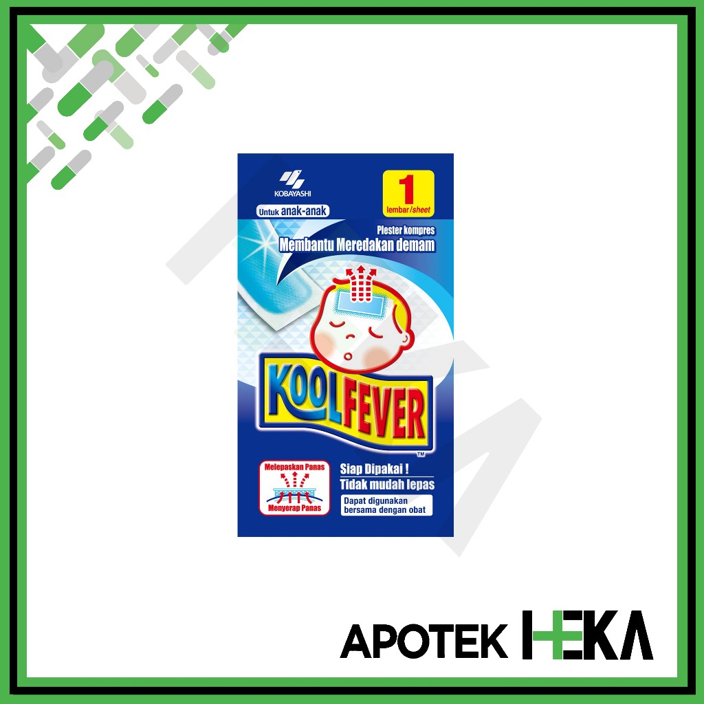 Jual Koolfever Plester Kompres Demam Anak 1 Sachet Biru [JAKSEL ...